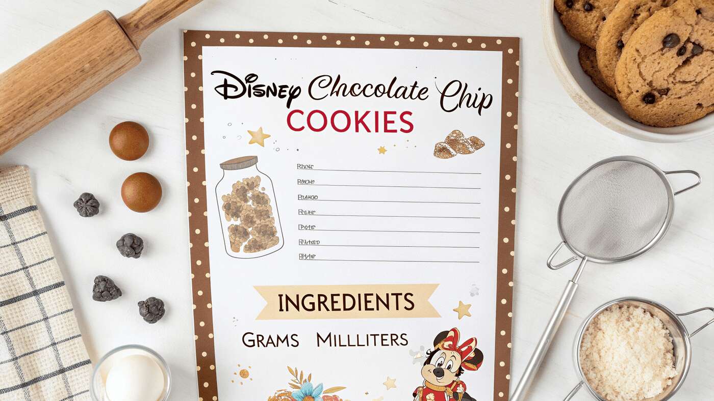 Disney's Famous Chocolate Chip Cookies Made Easy with Metric