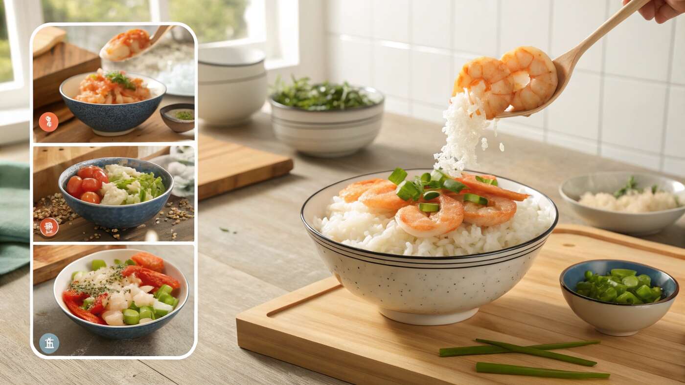 How to Make the Perfect Shrimp Rice Bowl at Home